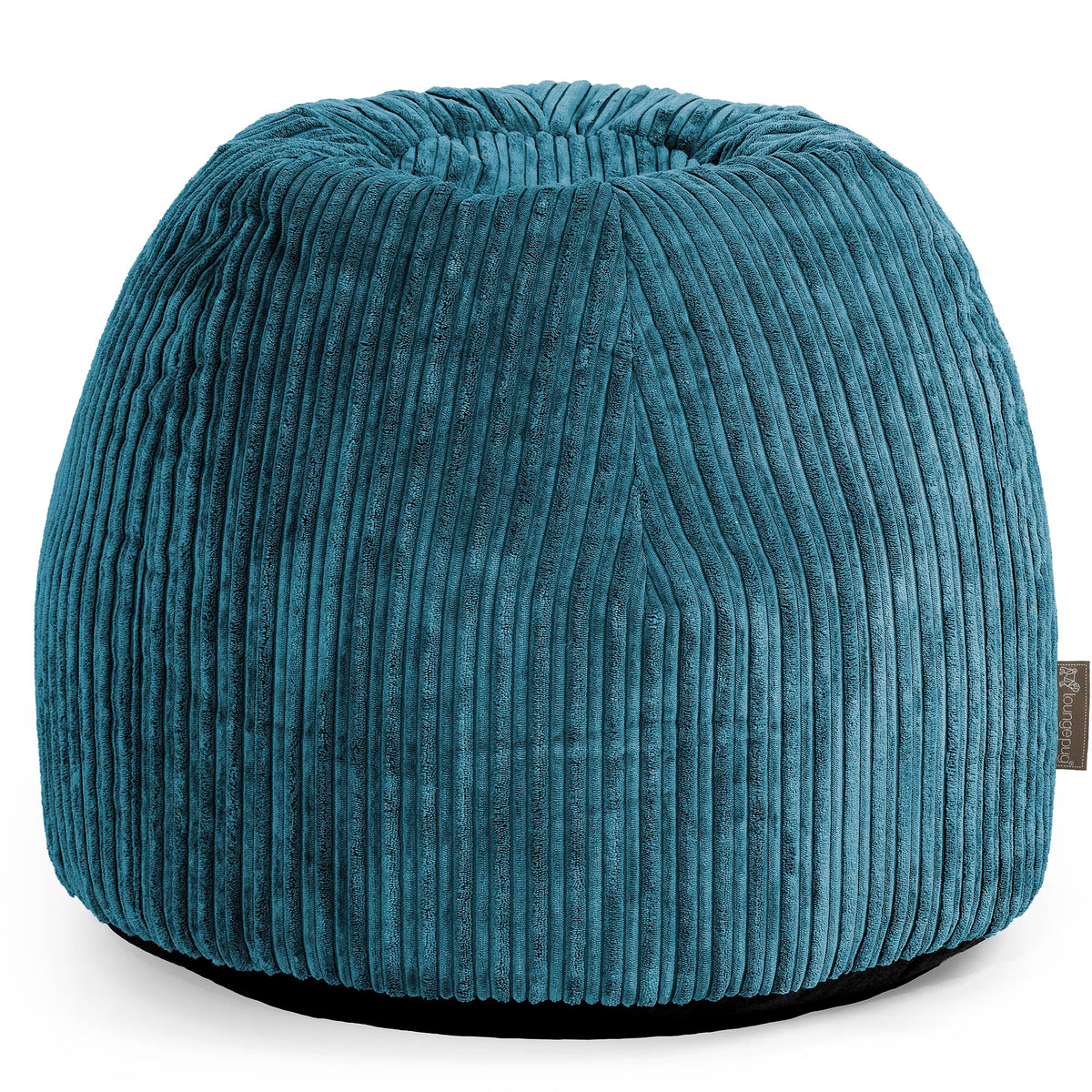 Lounge Pug Kaptafel Poef Stoel Corduroy Teal– Big Bertha Original NL