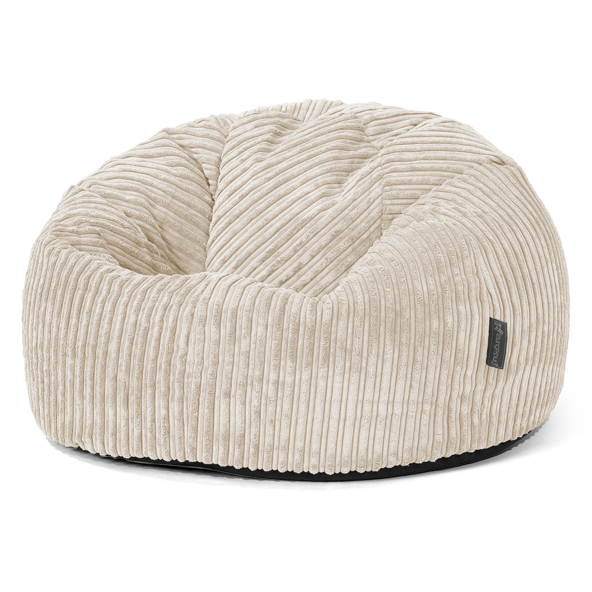 Lounge Pug, Klassieke Zitzak Stoel, Poef, Corduroy Crème– Big Bertha ...