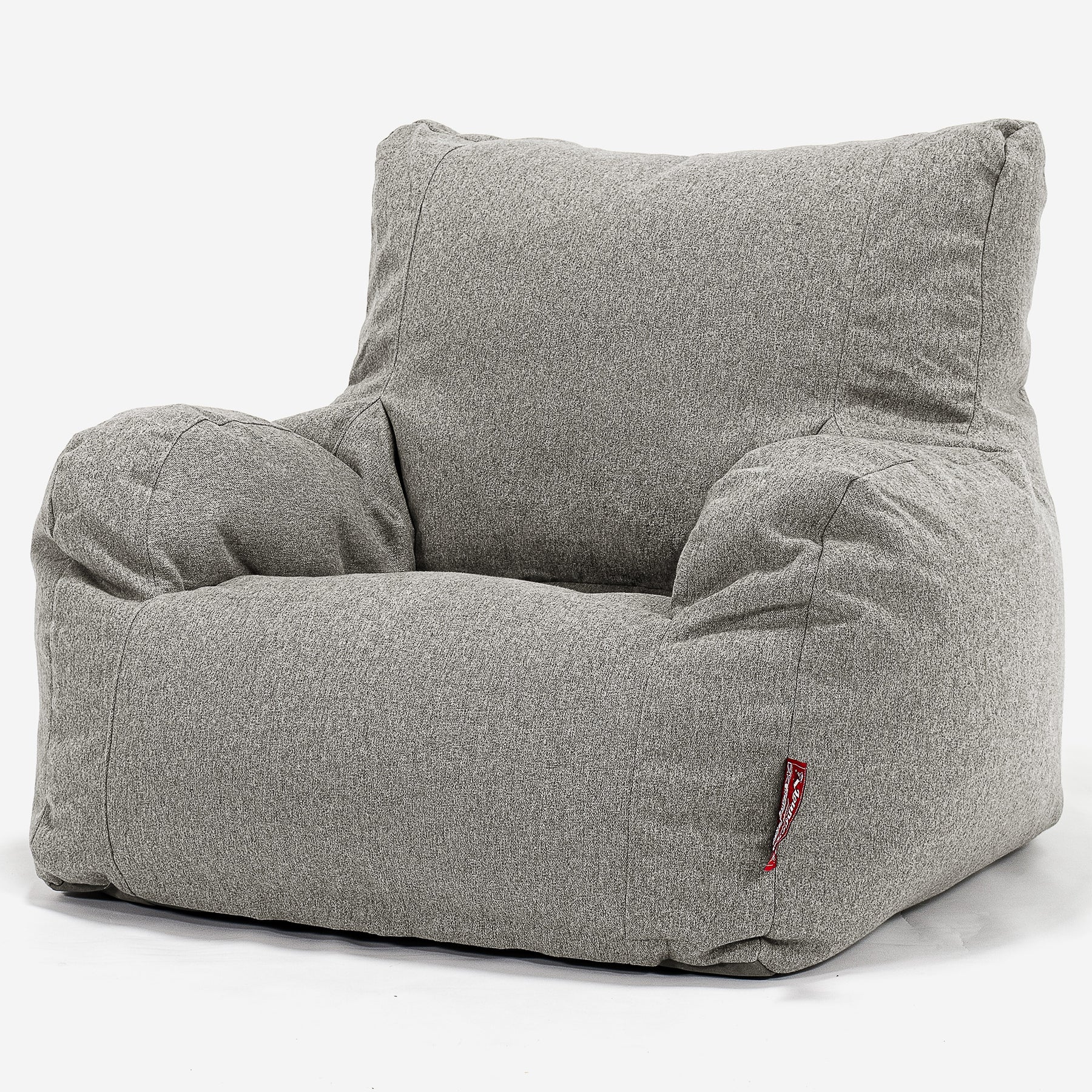 Lounge Pug, Zitzak Fauteuil Poef, Corduroy Ivoor– Big Bertha Original NL
